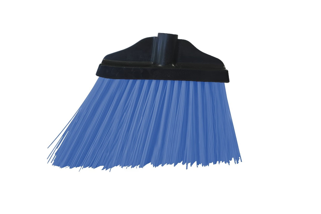 Escoba Angular Pvc Punta Plumada Azul (2040B) Italimpia