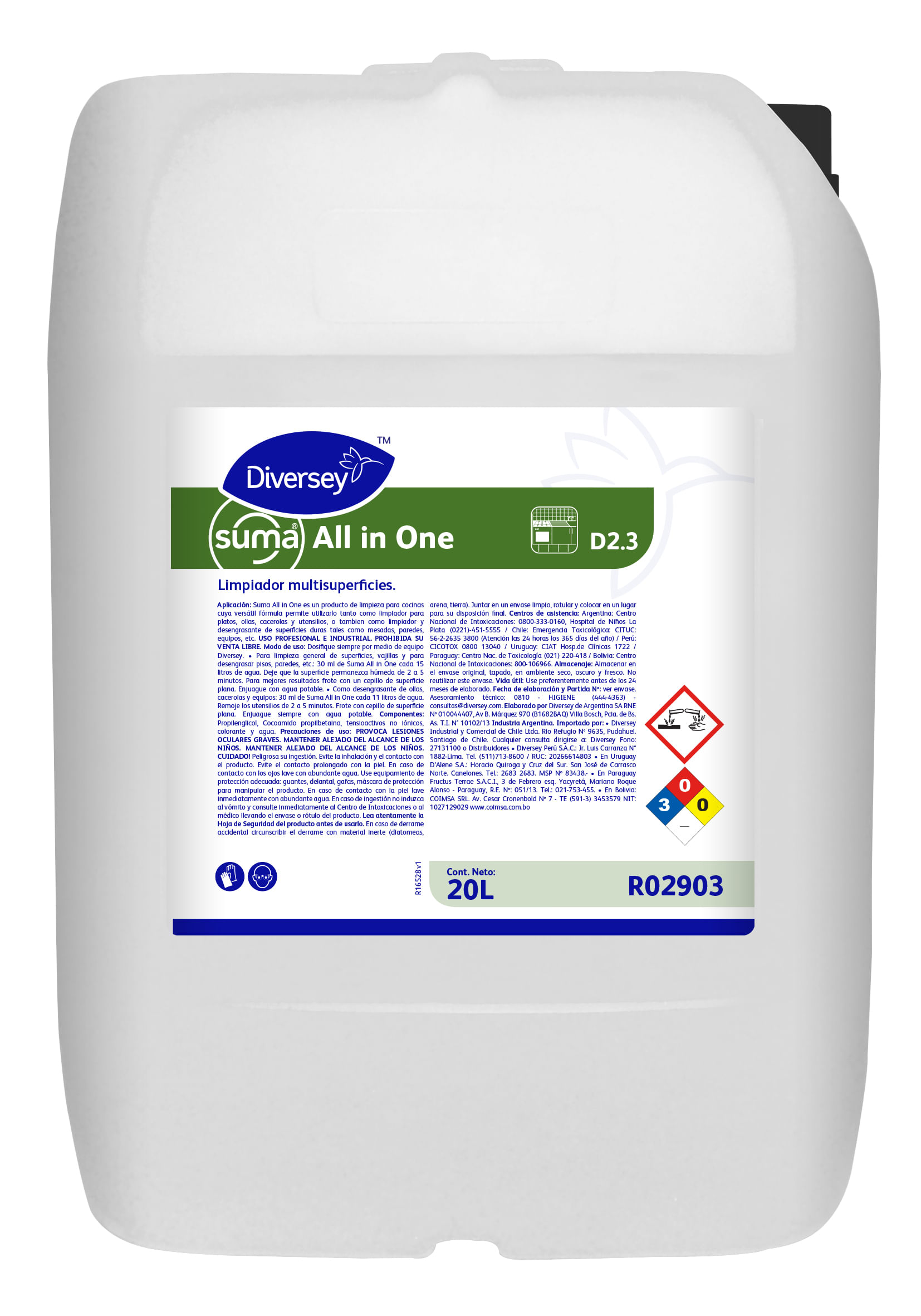 Suma All In One X 20 Lts (Diversey)