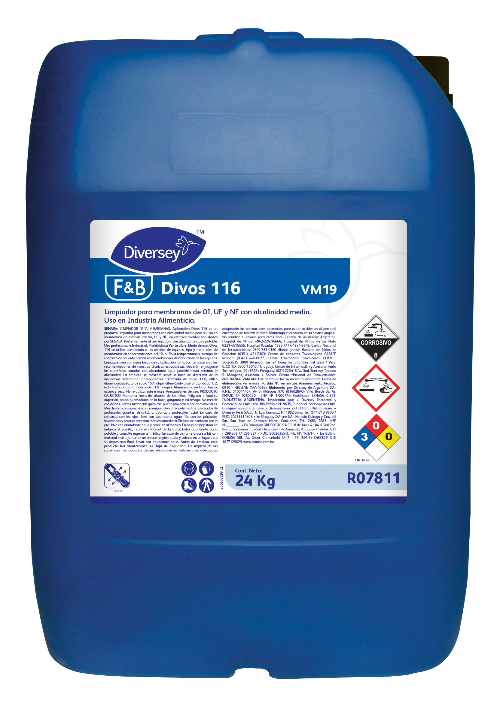 Divos 116 Bidon X24Kg (Diversey)