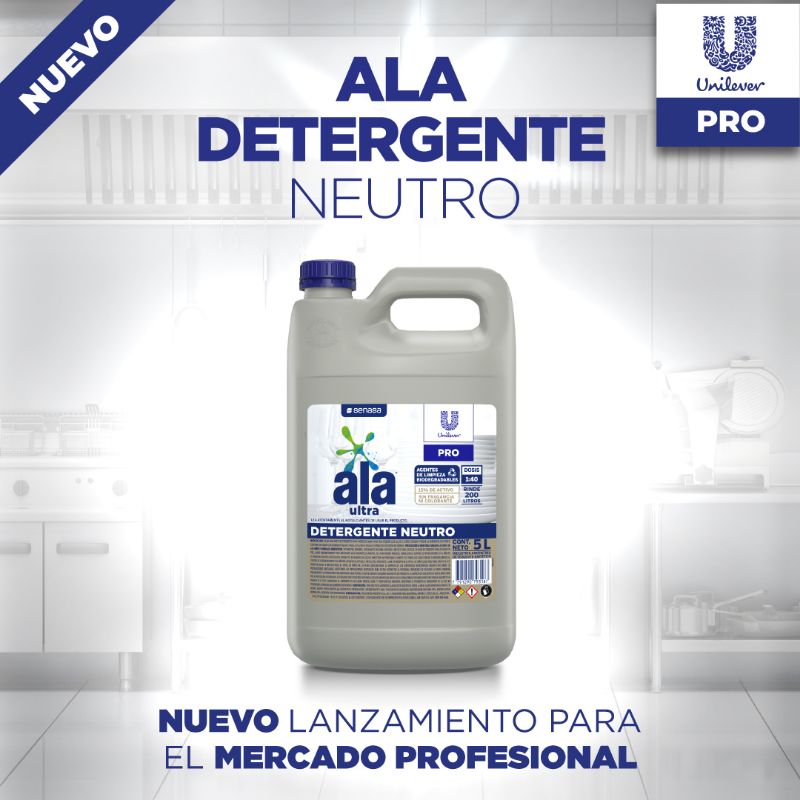 Detergente Neutro Profesional Ala Ultra X 5 Lts
